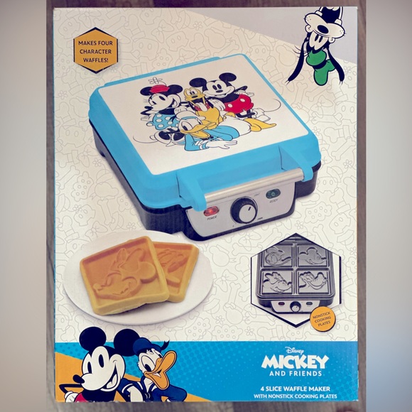 Disney | Kitchen | Mickey 4 Slice Waffle Maker Disney | Poshmark